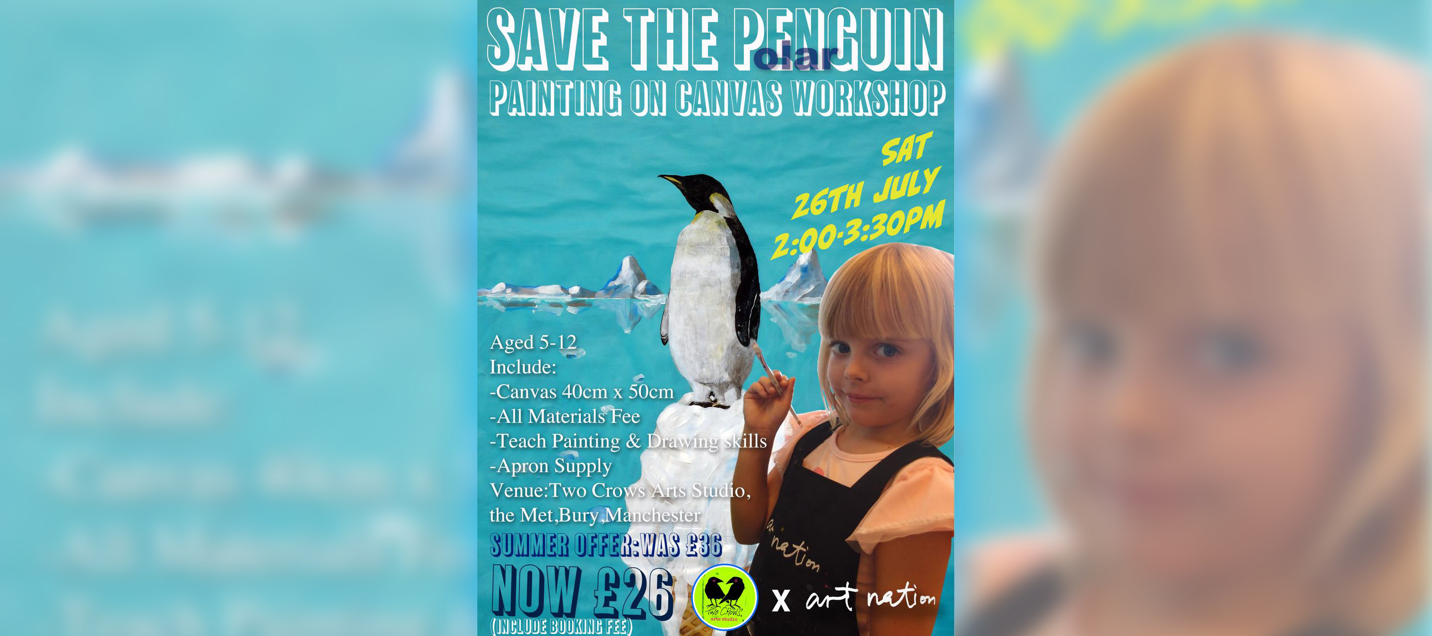 Painting on Canvas Creative Workshop SAVE THE PENGUIN! | The Met